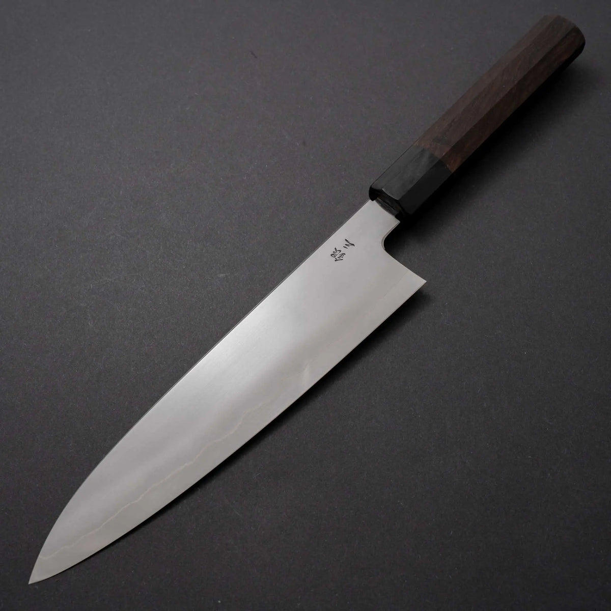 Tetsujin Silver #3 Ukiba Gyuto 210mm Taihei Rosewood Handle - Tetogi